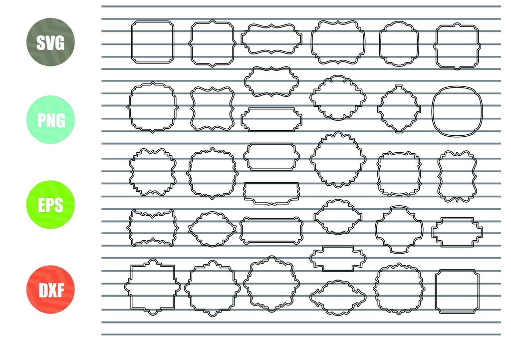 33 Styles Label Ourline Svg, Tag Shapes SVG, Label Shapes SVG, Label s ...