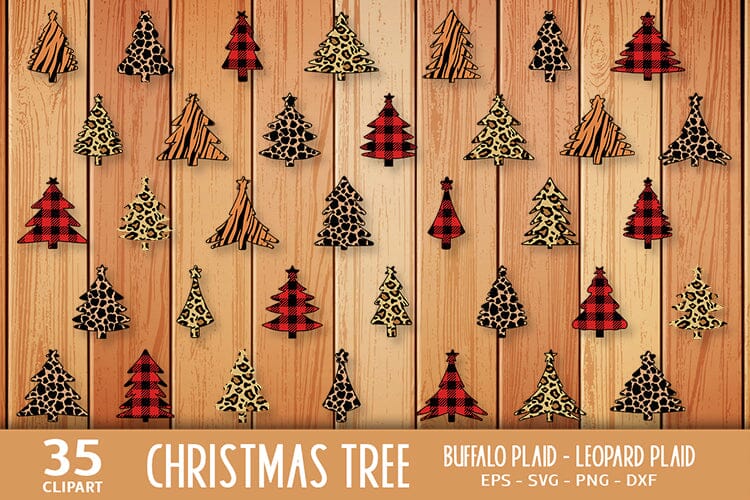 35 Christmas Tree svg cut files, Buffalo Plaid Svg Bundle, Buffalo ...