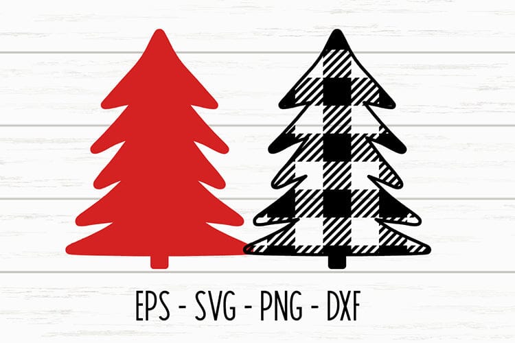 35 Christmas Tree svg cut files, Buffalo Plaid Svg Bundle, Buffalo ...