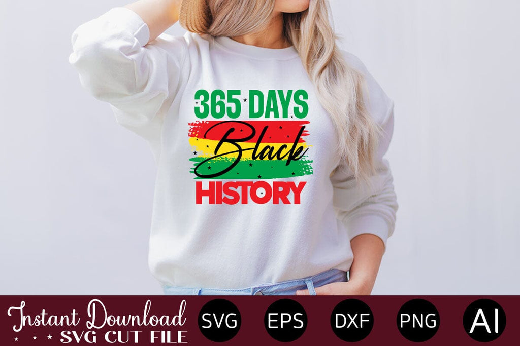 365 Days Black History svg - So Fontsy