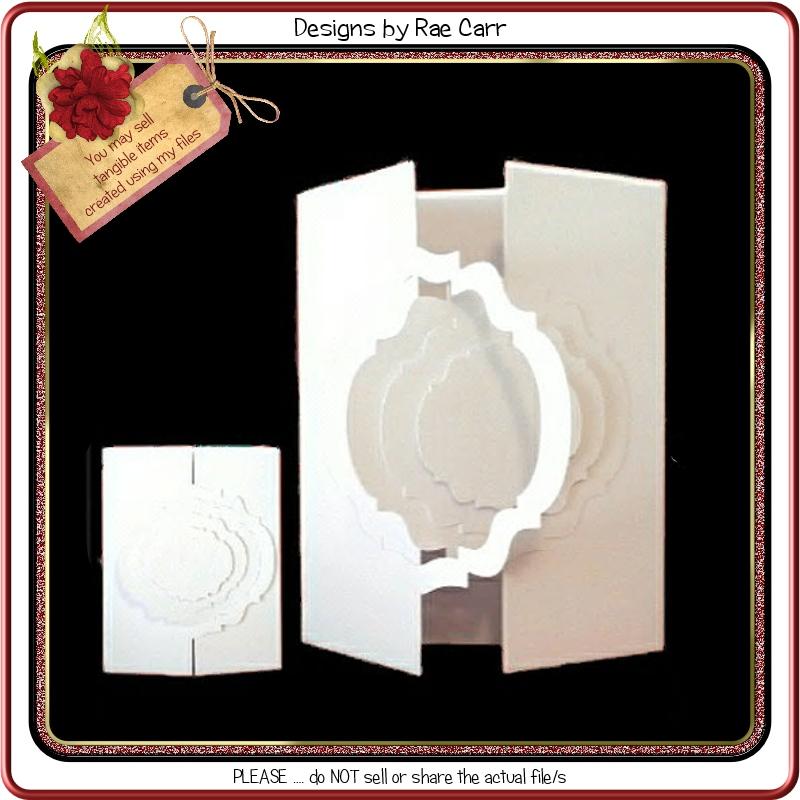 367 Interlocking Gatefold Card - So Fontsy