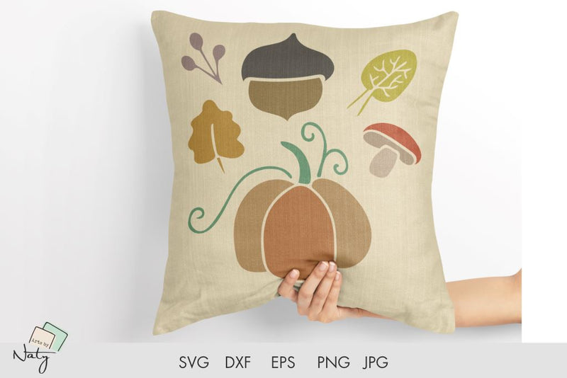 38 Cozy fall and pumpkins graphic set. - So Fontsy