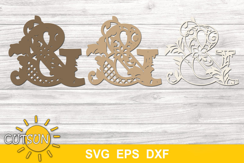 3D Alphabet Layered Mandala & - 3 layers cut file - So Fontsy