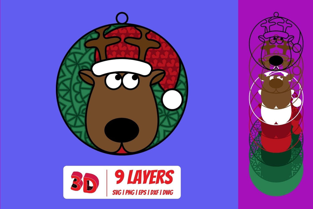 3D Christmas Balls SVG Bundle | vol. 2 - So Fontsy