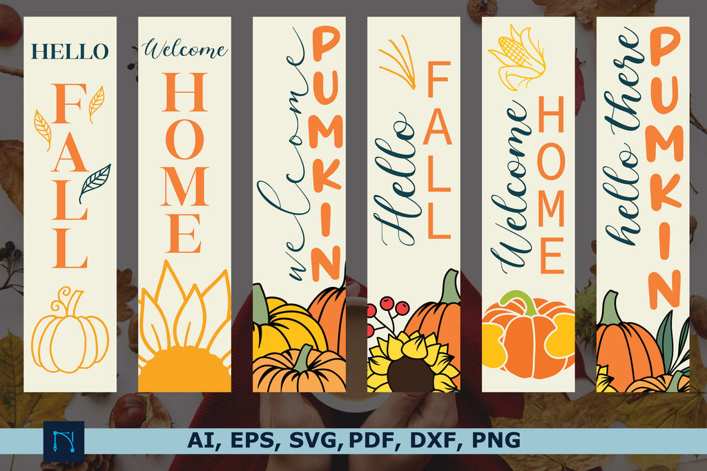 3d Fall Porch Sign SVG mega bundle - So Fontsy