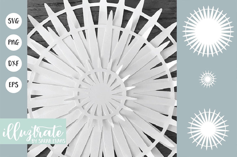 3d Flower Paper Craft Bundle - So Fontsy