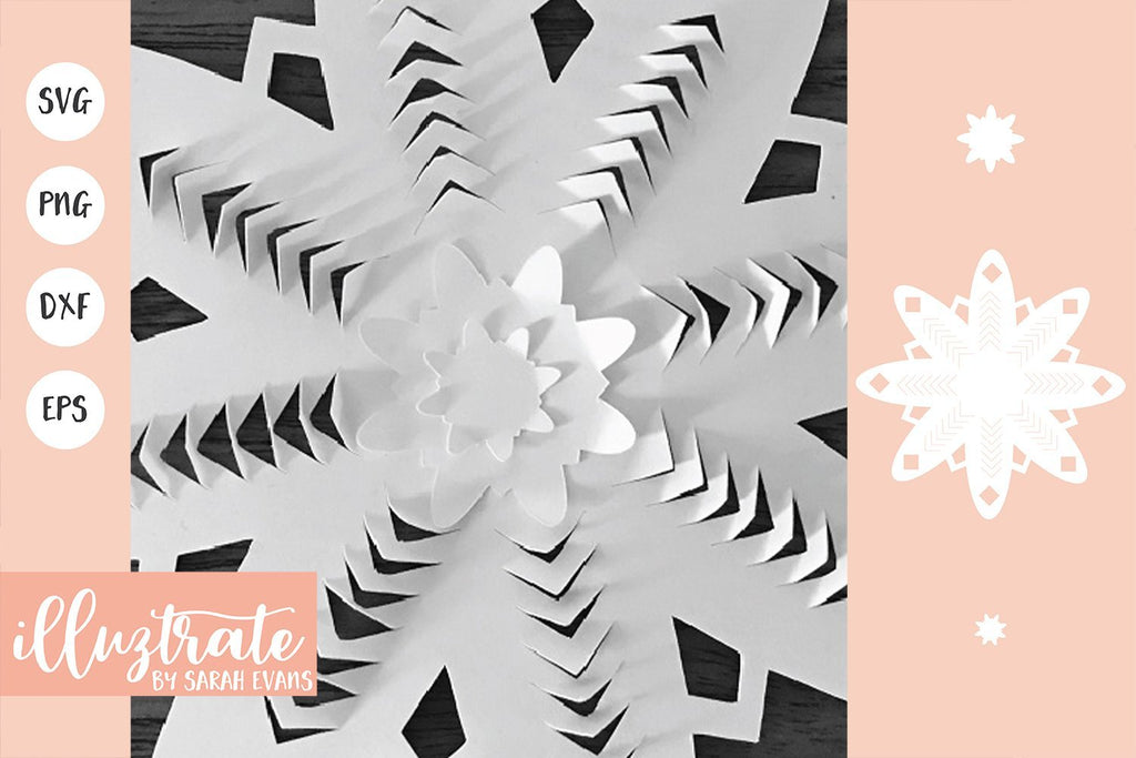 3d Flower Paper Craft Bundle - So Fontsy