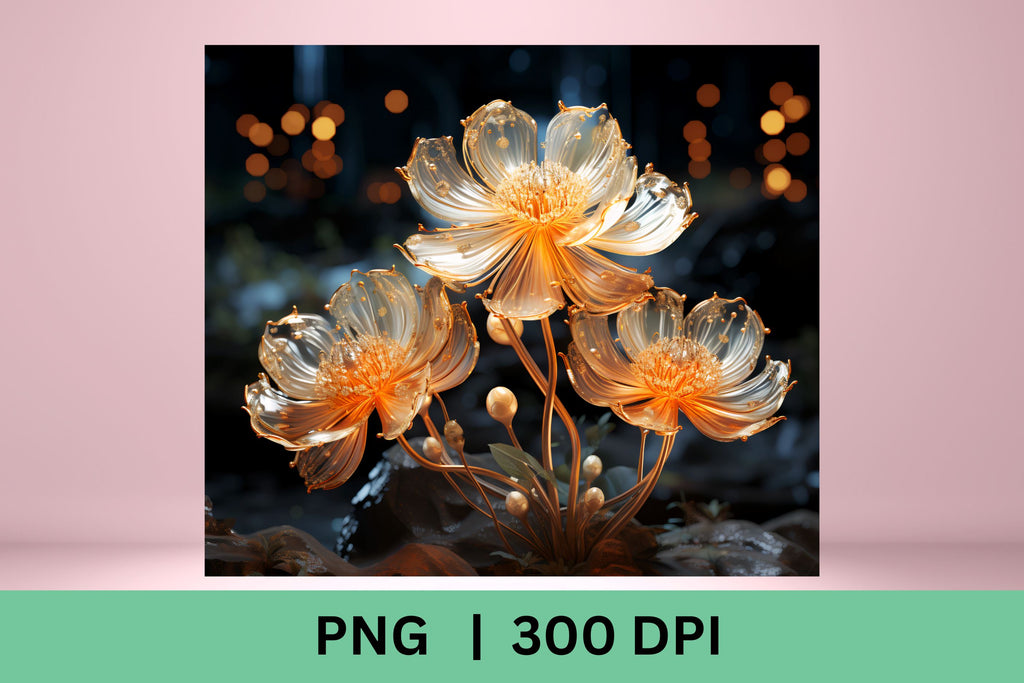 3d Flowers Sublimation Tumbler | Skinny Tumbler Sublimation - So Fontsy