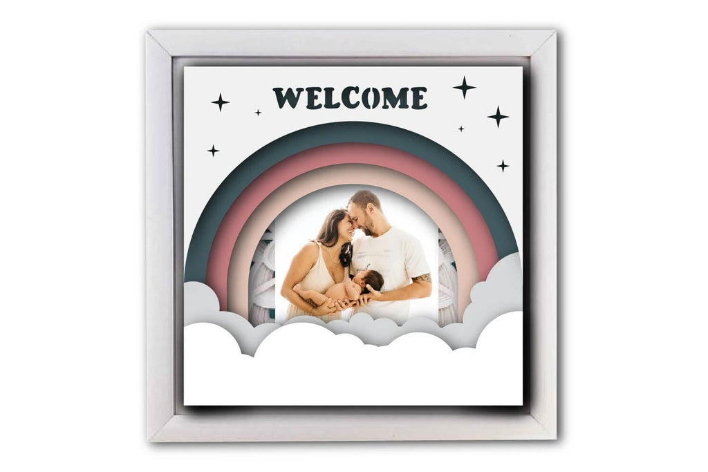 3d layer photo frame svg, dxf, eps, png - So Fontsy