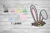 3D Layered Bunny Ears SVG, Easter SVG. - So Fontsy