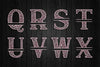 3D Layered Split Alphabets A to Z - SVG - So Fontsy