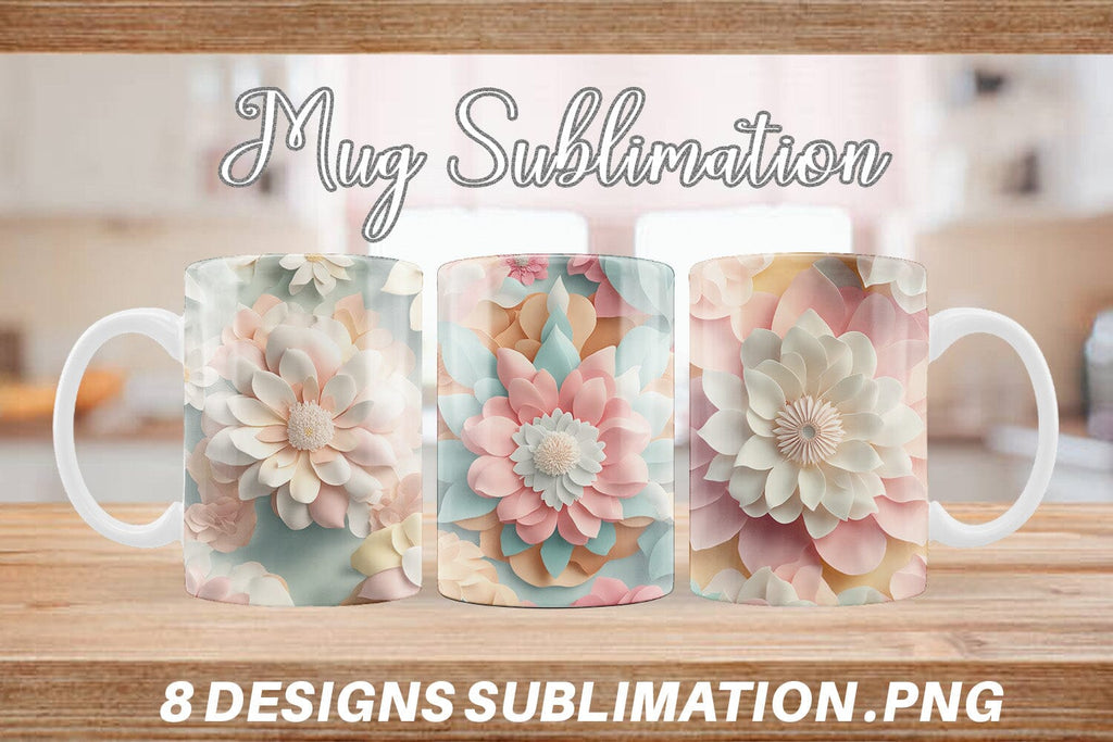 3D Mug Wraps - So Fontsy