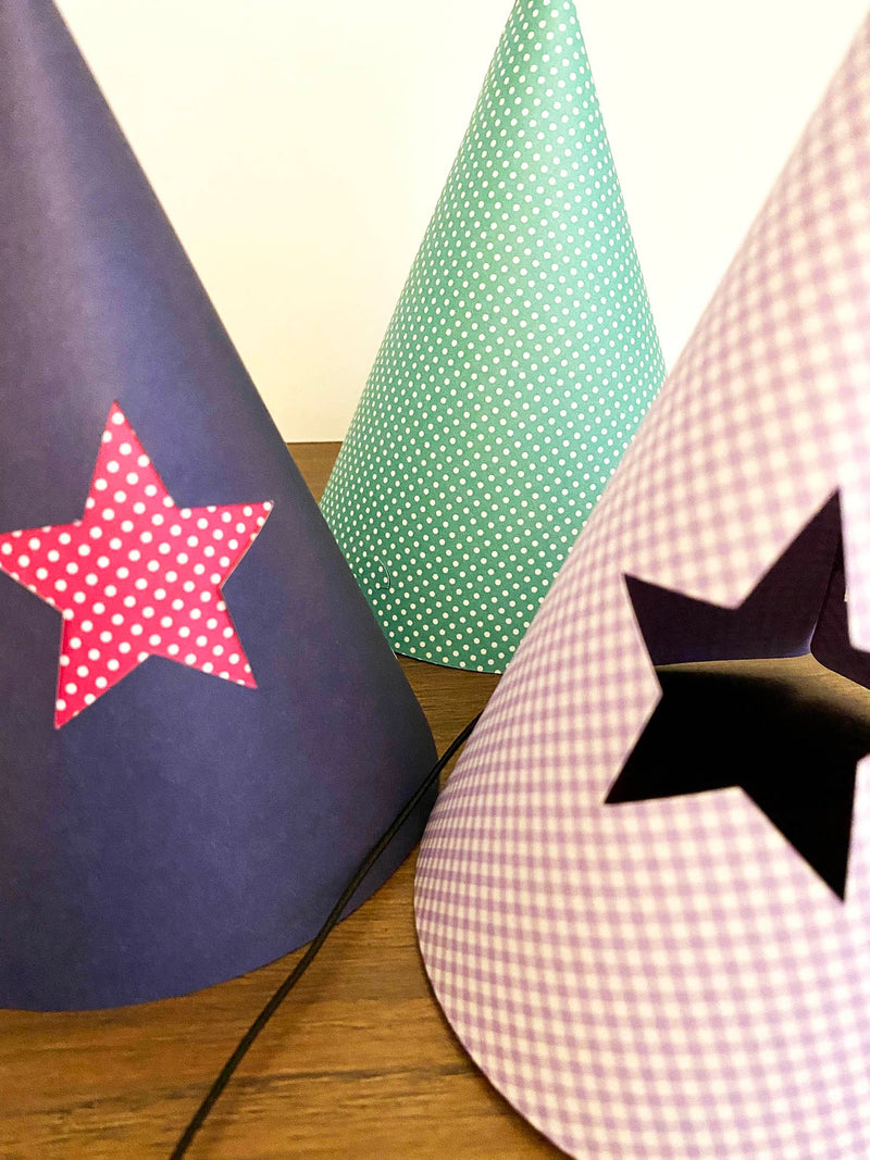 3D Party Hat Cone Style 2 Versions Create Your Own Party Hats! - So Fontsy