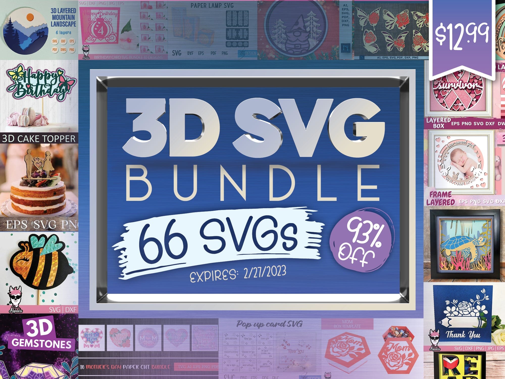 3D SVG Bundle - So Fontsy