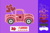 3D Valentines Day Truck SVG Bundle - So Fontsy