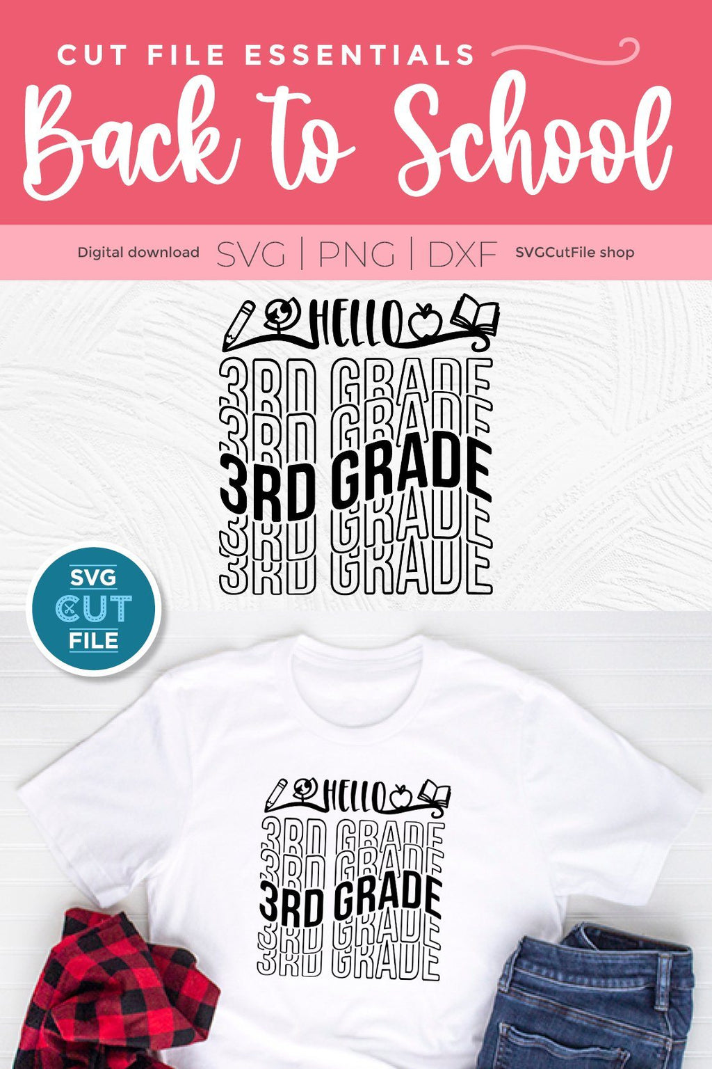 3rd Grade svg, 3rd grader svg, Third grade teacher svg - So Fontsy