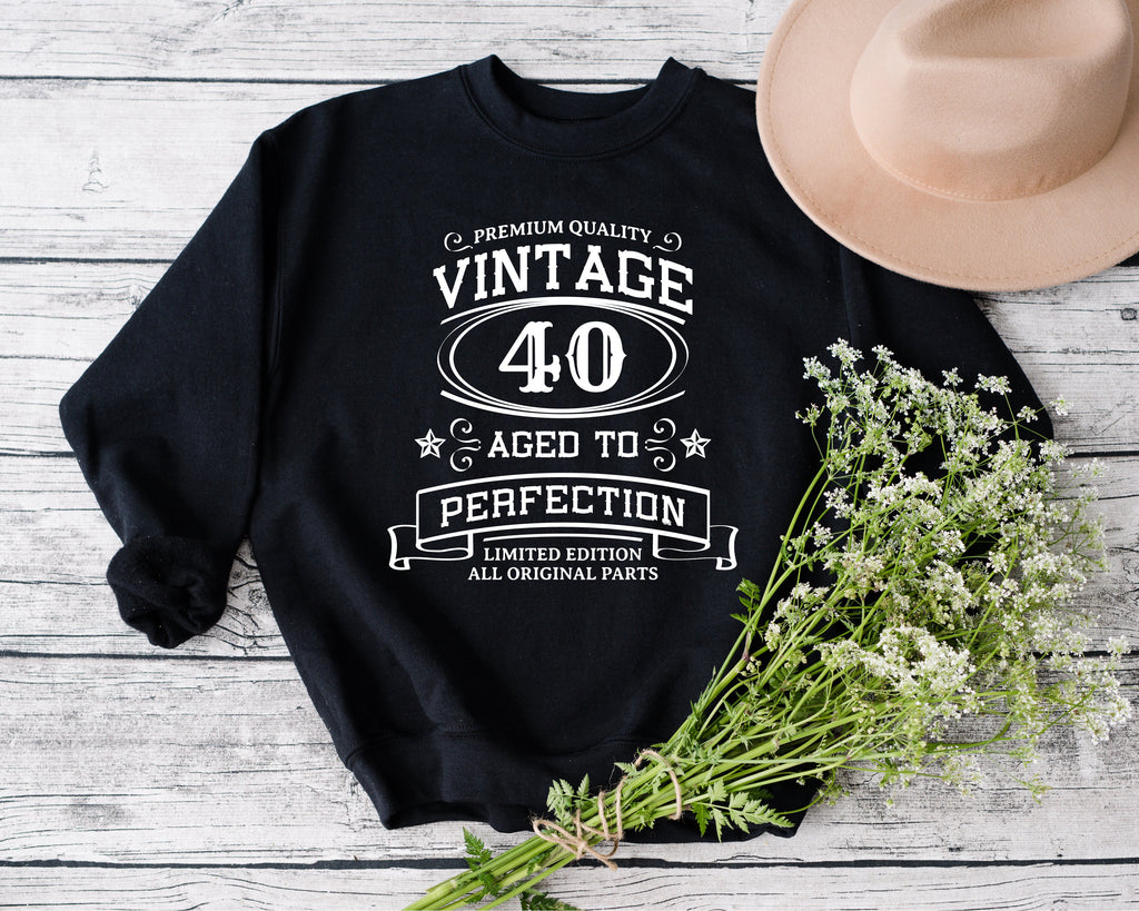 40th Birthday SVG, Vintage Birthday, limited edition svg, funny ...