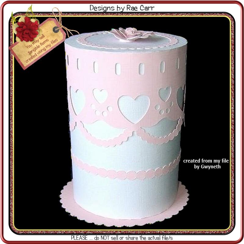490 Wedding Cake Box - So Fontsy