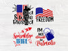 4th of July SVG Bundle, American Flag Svg, USA Svg - So Fontsy
