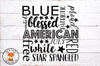4th of July Words SVG PNG DXF - So Fontsy