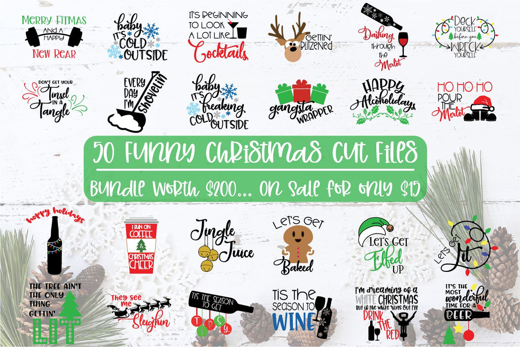 50 Funny Christmas Designs - So Fontsy