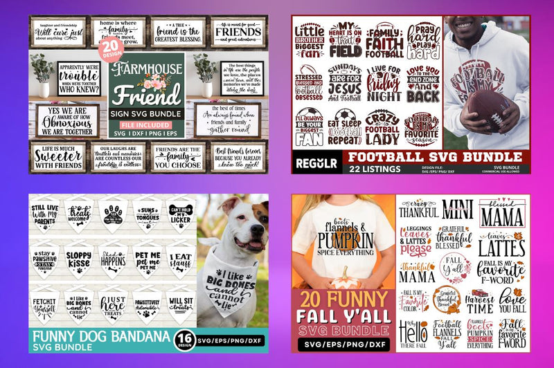 510 The Amazing Craft SVG Bundle, SVG Files for Cricut VOL-5 - So Fontsy