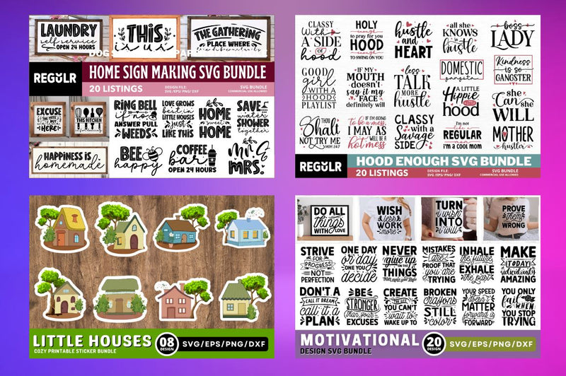 510 The Amazing Craft SVG Bundle, SVG Files for Cricut VOL-5 - So Fontsy