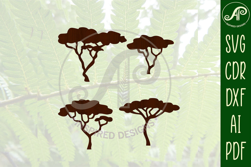 54 Wild animal cut out designs, laser cut file, shapes. SVG - So Fontsy