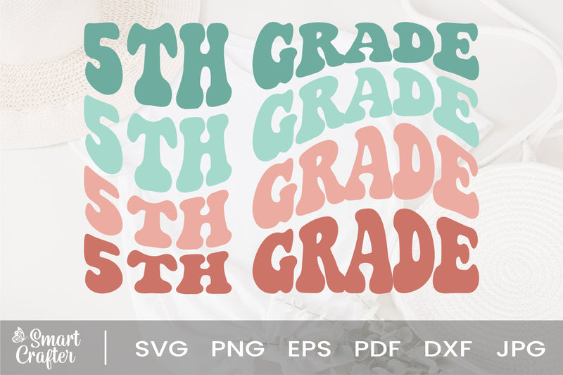 5th grade svg, grade shirt svg, back to school svg, 5th grade shirt svg ...