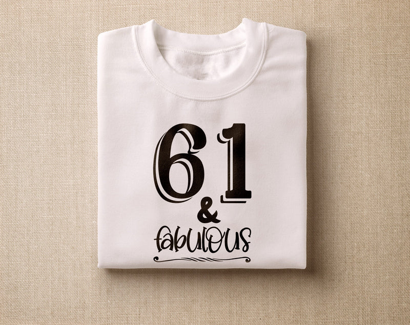 61st Birthday SVG Bundle, 6 Designs, 61st Birthday Shirt SVG, 61 And ...