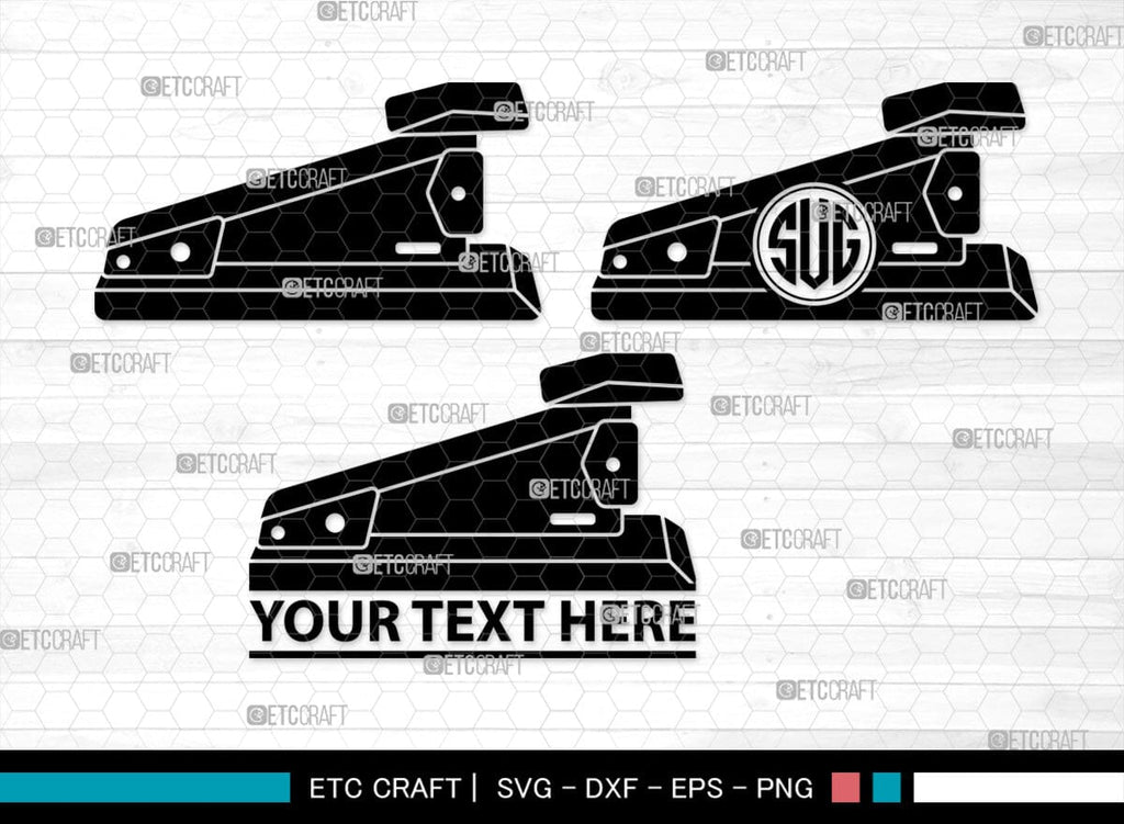 90 stapler Monogram, 90 Stapler Silhouette, Stapler SVG, Heavy Duty ...
