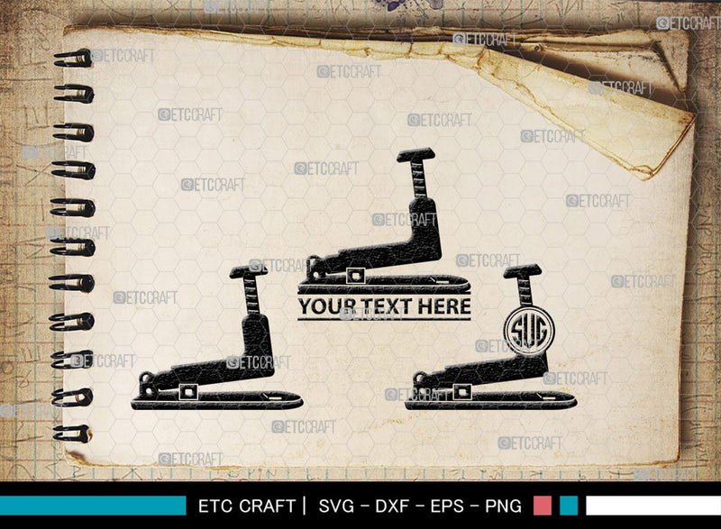 90 stapler Monogram, 90 Stapler Silhouette, Stapler SVG, Heavy Duty ...