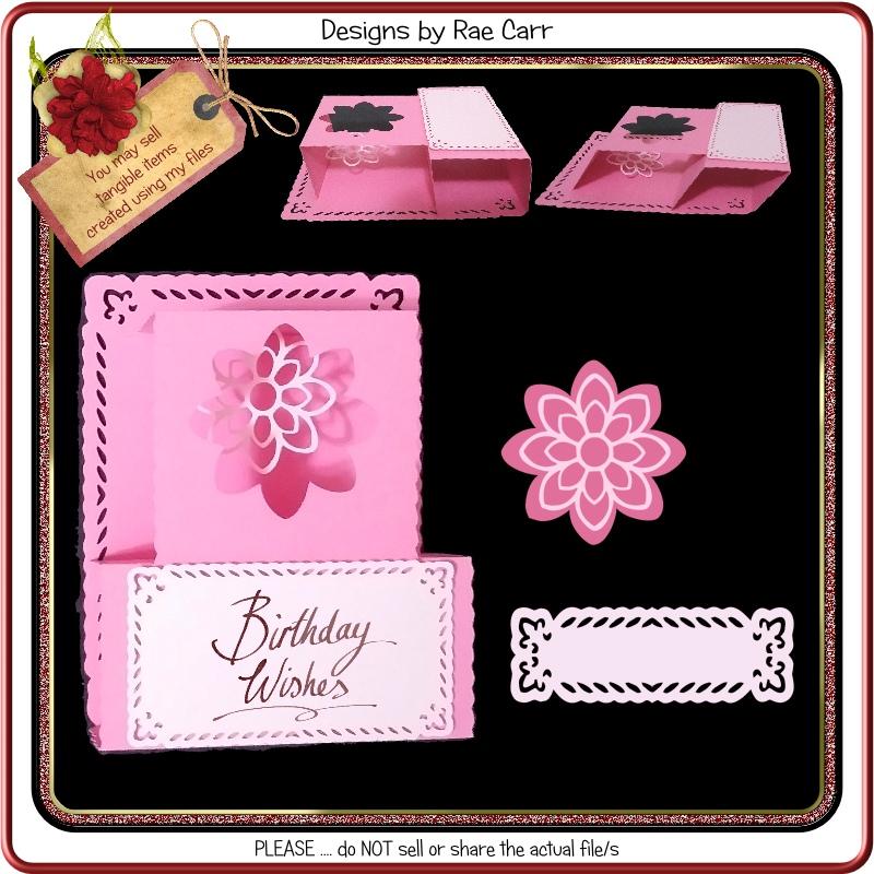 974 Fancy Box Card - So Fontsy