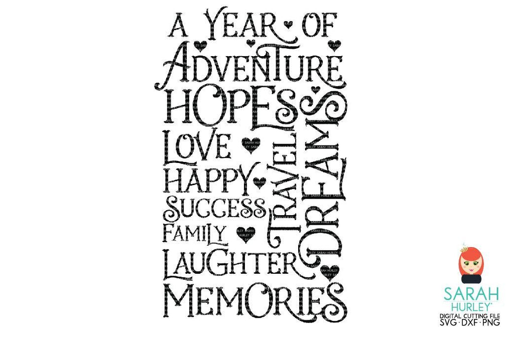 A Year Of Word Art - So Fontsy