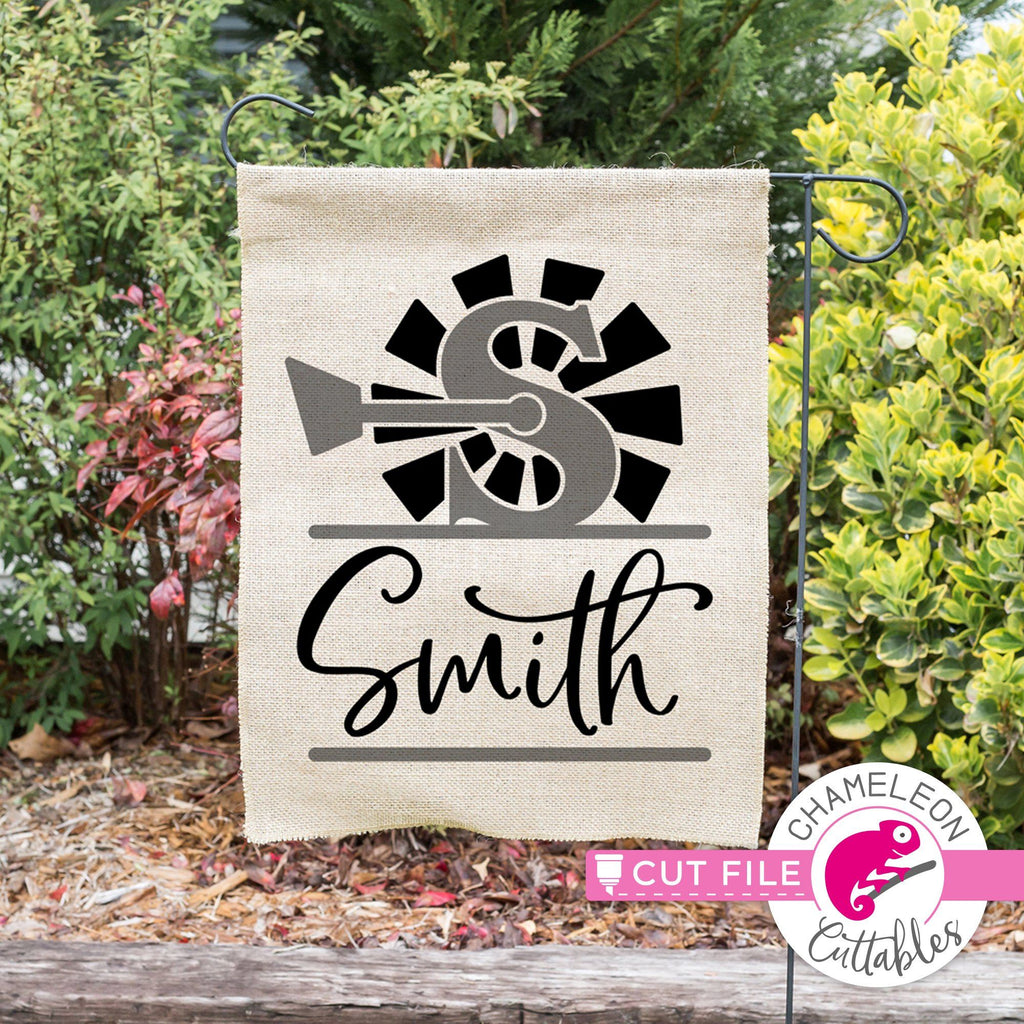 A-Z Windmill split Designs - Farmhouse Farm - So Fontsy