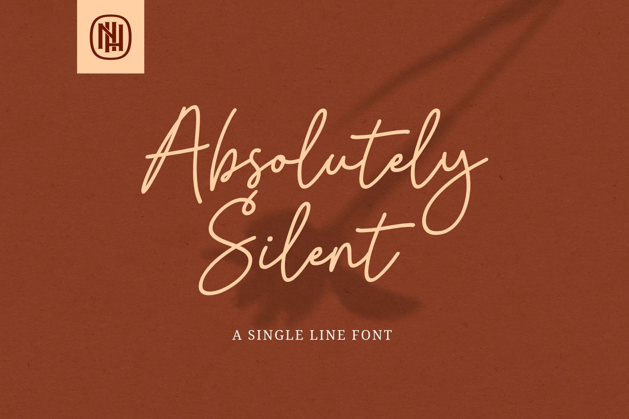 Absolutely Silent - a Handwritten Font - So Fontsy