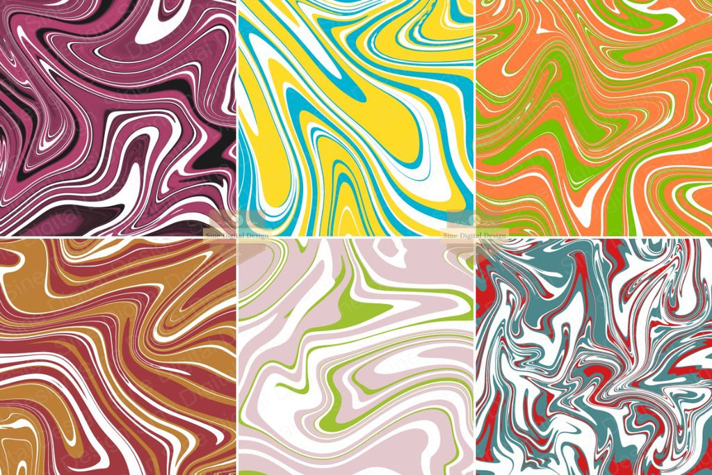 Abstract Colorful Marble Digital Paper Backgrounds - So Fontsy