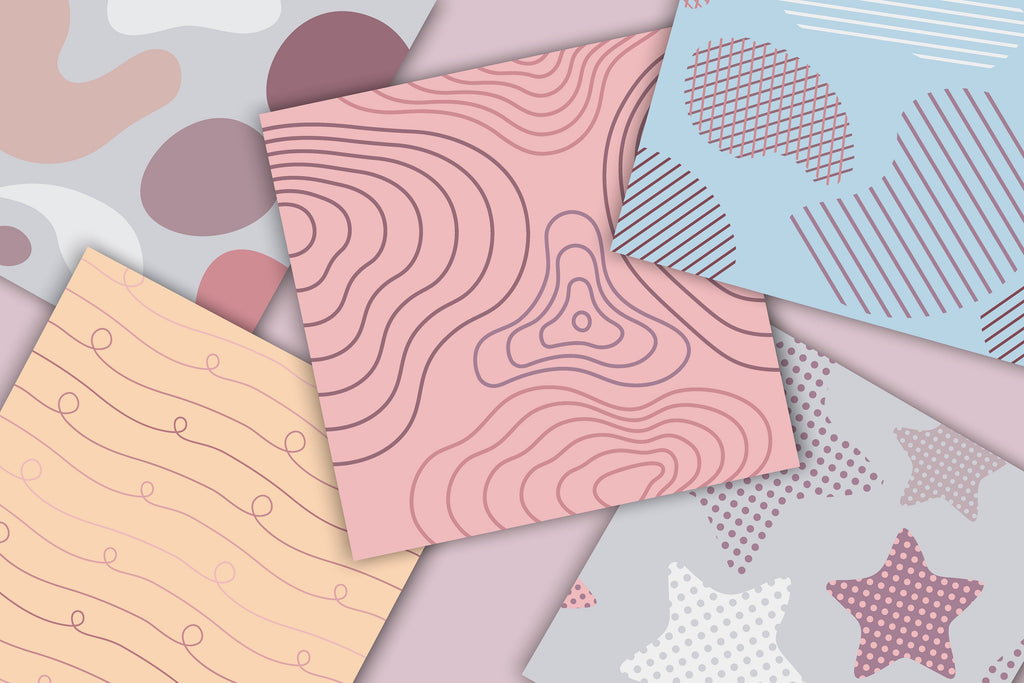 Abstract Digital Paper Pack | JPG Patterns collection - So Fontsy