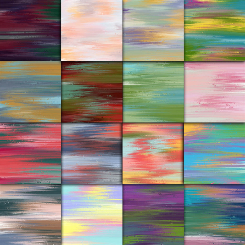 Abstract Paint Digital Paper - So Fontsy