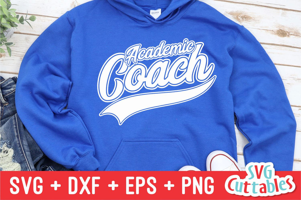 Academic Coach svg - Teacher svg - Occupation - Swoosh - svg - dxf - e ...