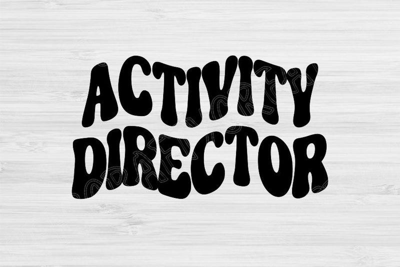 Activity Director Svg, Activity Assistant Wave Svg, Dxf, Eps, Png ...