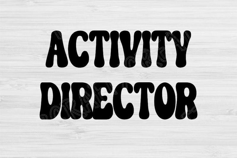 Activity Director Svg, Activity Assistant Wave Svg, Dxf, Eps, Png ...