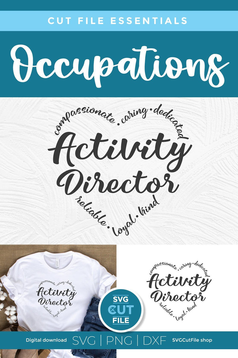 Activity Director svg, Director svg, Director appreciation svg ...