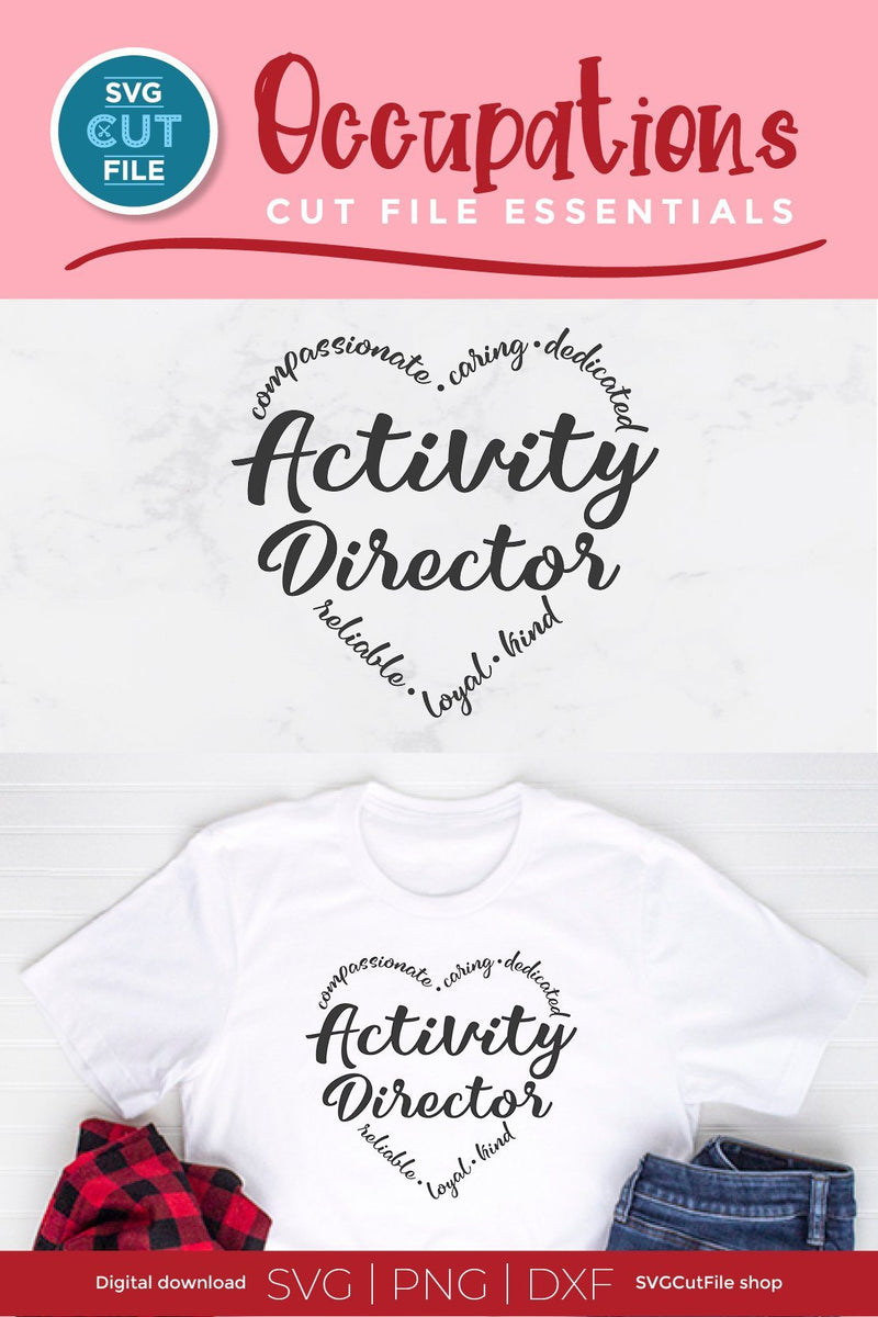 Activity Director svg, Director svg, Director appreciation svg ...