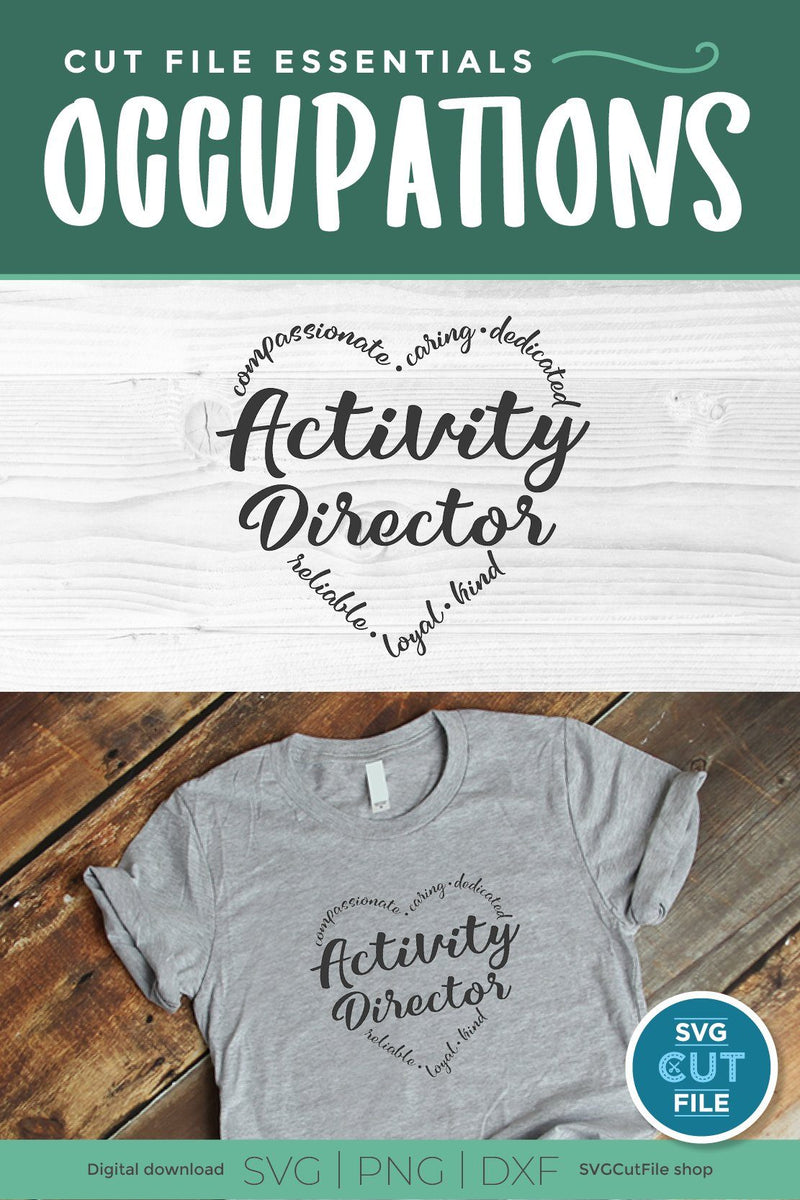 Activity Director svg, Director svg, Director appreciation svg ...