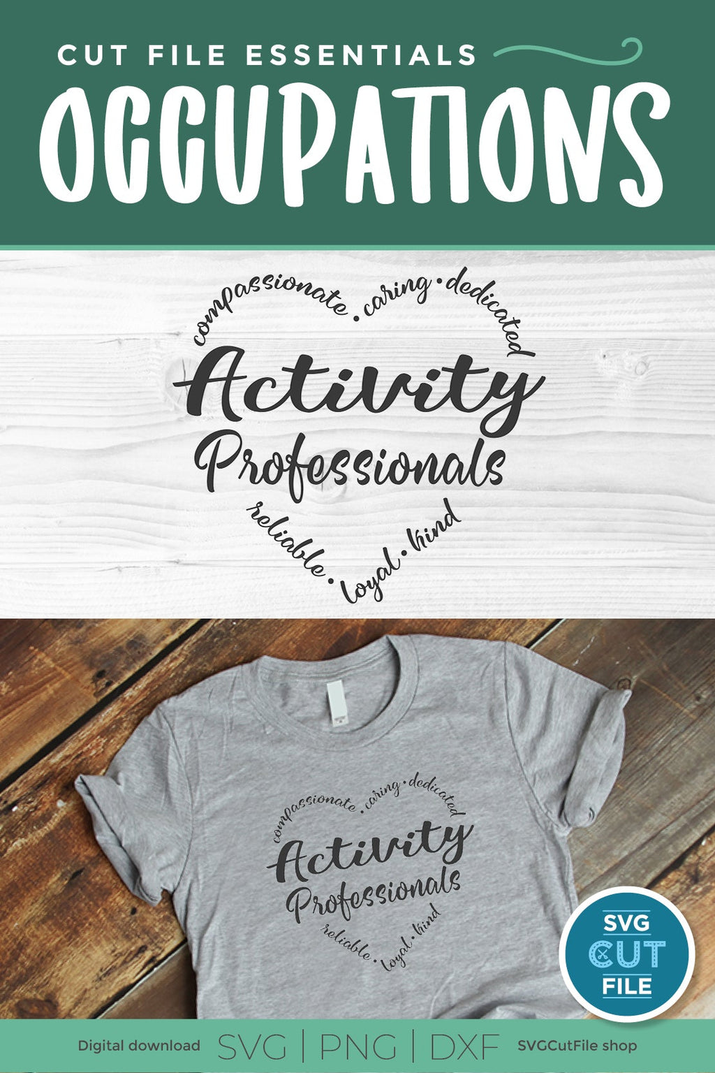 Activity Professionals svg, Activity Director svg - So Fontsy