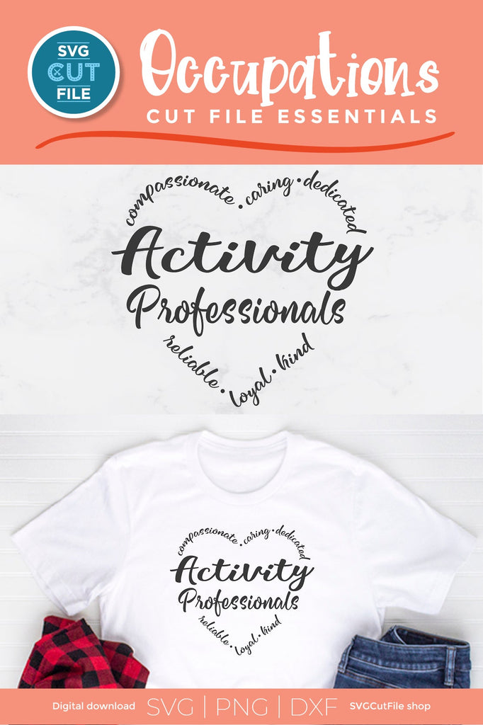Activity Professionals svg, Activity Director svg - So Fontsy