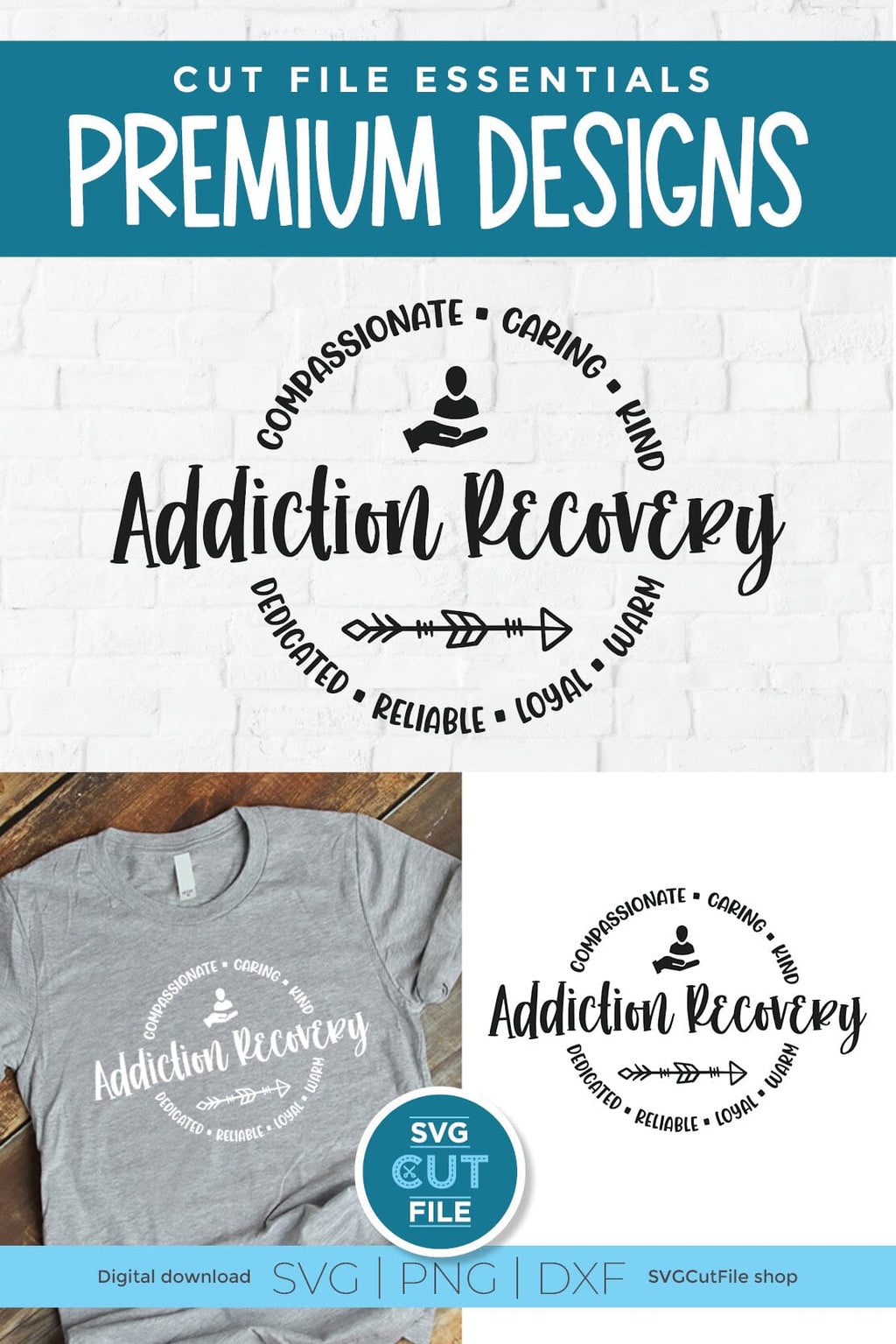 Addiction recovery svg, a sober svg for crafters - So Fontsy