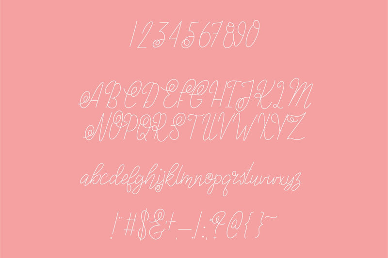 Bird Feathers Hairline - So Fontsy