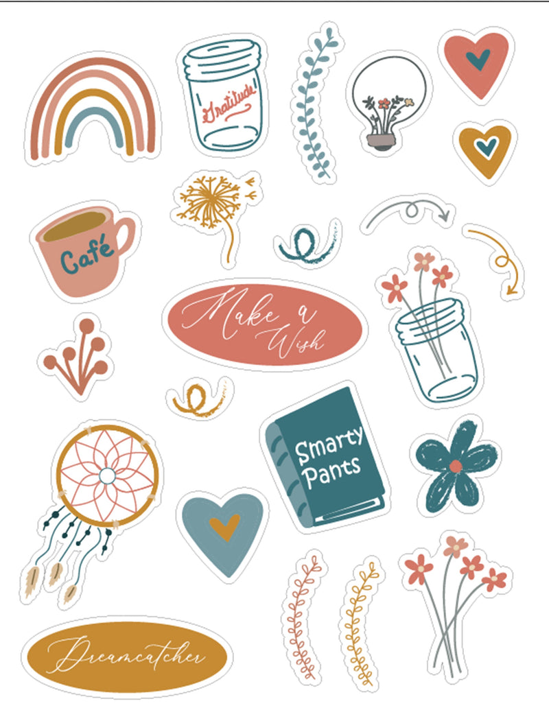 Adorable and Fun Print and Cut Stickers, Printable Sticker Sheet ...
